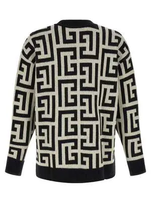 Balmain Monogram Macro Cardigan