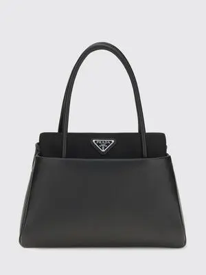 Prada Calf Leather Shoulder Bag - Black