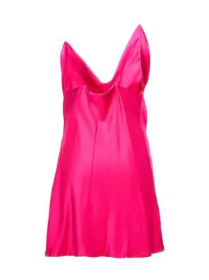Y/project Satin Dress - Pink