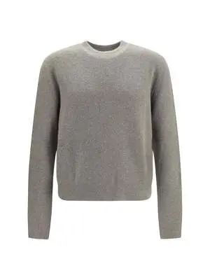 Rick Owens Cashmere-blend Crewneck Sweater - Gray