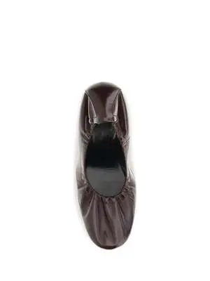 Phoebe Philo Pucker Leather Pumps