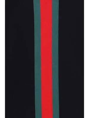 Gucci Knitted Cotton Sweater With Web Intarsi
