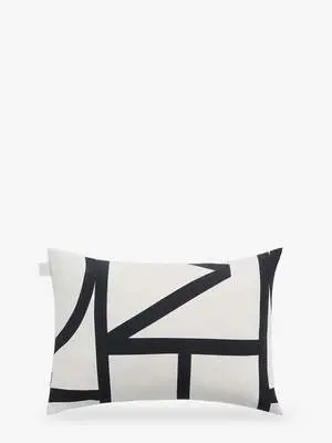 TOTEME Padded Pillow With Monogram Print - Multicolor