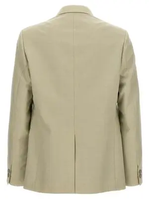Fendi Single-breasted Wool Blazer - Cream