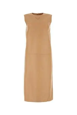Prada Skin Nappa Leather Dress - Pink