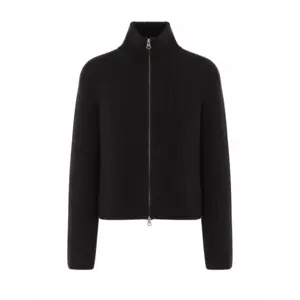 LISA YANG Sadie Zip Cardigan - Brown