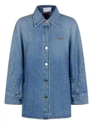 Givenchy Cocoon Denim Shirt - Blue