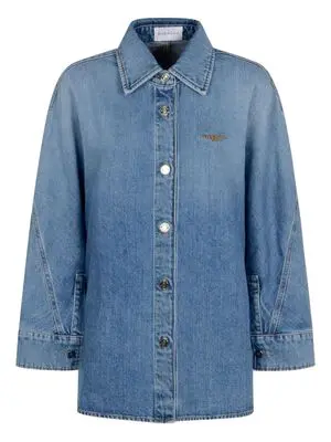 Givenchy Cocoon Denim Shirt - Blue