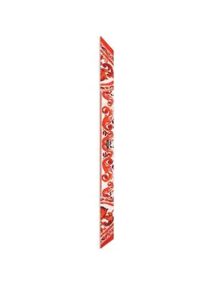Dolce & Gabbana Maiolica Print Silk Foulard - Multicolor
