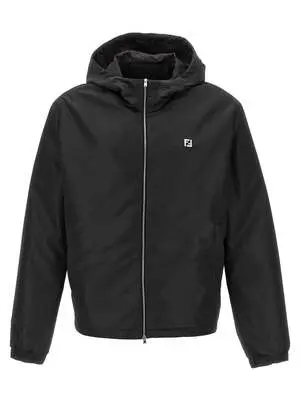 Fendi Logo Blouson - Black