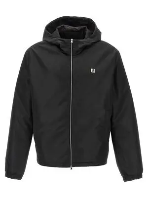 Fendi Logo Blouson - Black