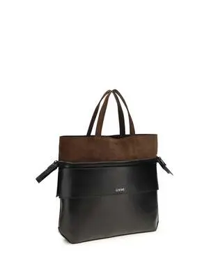 Loewe Small Switch Tote Bag In Calfskin