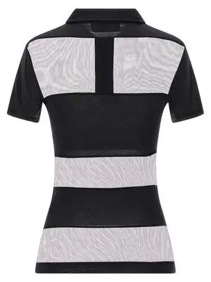 Coperni Sheer Striped’ Polo Shirt