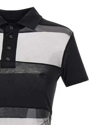 Coperni Sheer Striped’ Polo Shirt