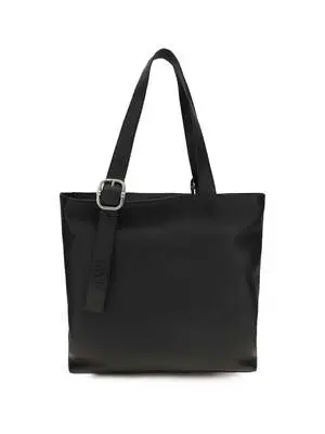 Loewe Loop Zipped Tote Bag - Black