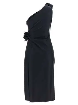 Coperni Asymmetric Mini Flower' Dress