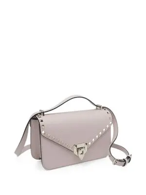 Valentino Garavani Rockstud Suede Leather Shoulder Bag