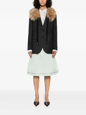Prada Notched-lapels Wool Blazer