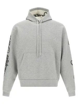 Balenciaga Cursive' Hoodie - Gray