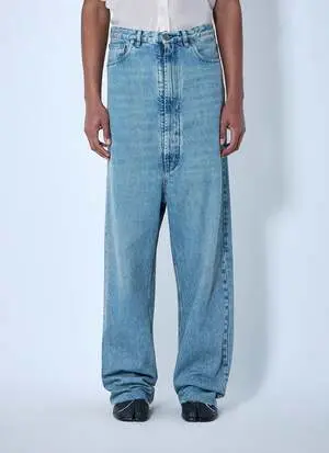 MAISON MARGIELA Wide-leg Denim Trousers - Blue