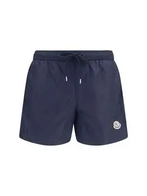 Moncler Logo Swim Shorts - Blue