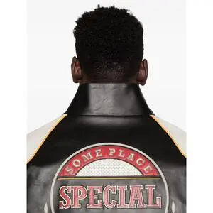 Martine Rose Leather Jackets - Black