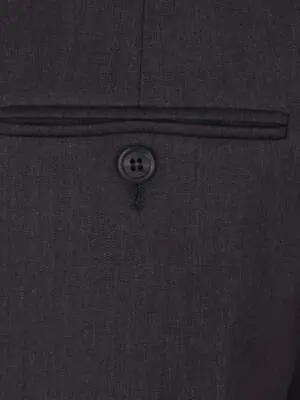 Prada Safety-pin Detail Wool Trousers