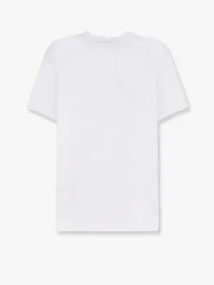 Dolce & Gabbana Cotton T-shirt With Patch Logo On The Front - Multicolor