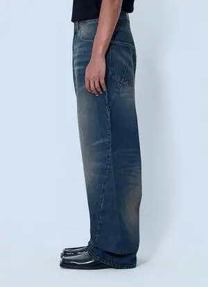 Vetements Wide-leg Denim Trousers