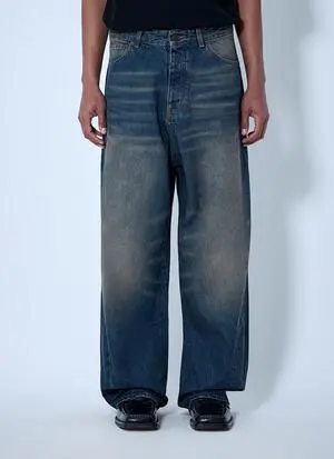 Vetements Wide-leg Denim Trousers - Blue