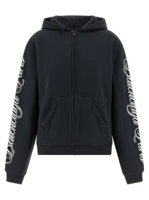 BALENCIAGA BALENCIAGA Cursive Hoodie