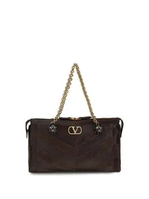 Valentino Garavani Medium Panthea Shoulder Bag - Brown