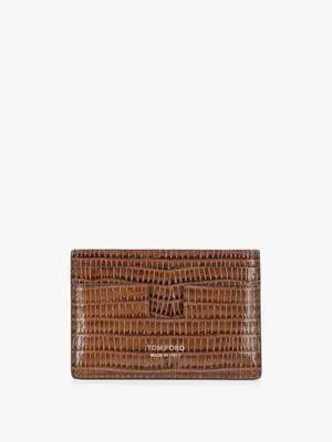 TOM FORD Leather Card Holder - Multicolor