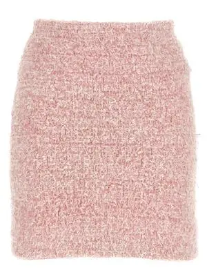 Balenciaga Tweed Skirt - Pink