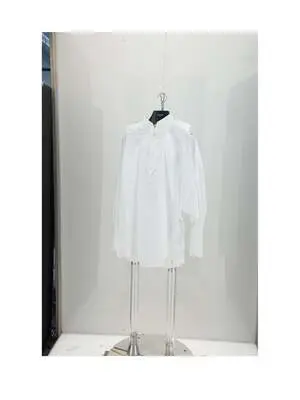 Celine Solid Shirt - White