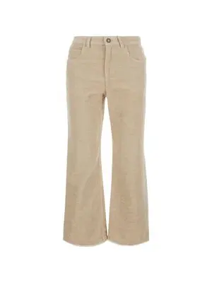 Isabel Marant Étoile Marant Ruthie Cotton And Blend Trousers - Multicolor