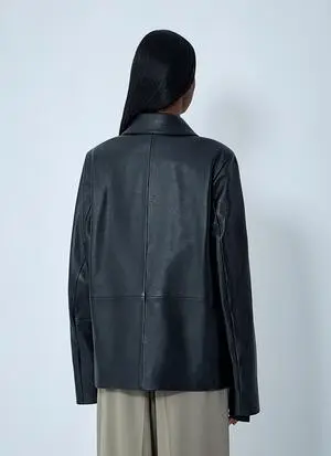 TOTEME Grained Leather Jacket