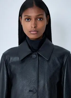 TOTEME Grained Leather Jacket