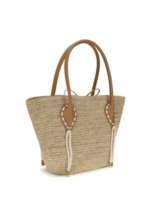 CHRISTIAN LOUBOUTIN Venus Basket Bag - Cream