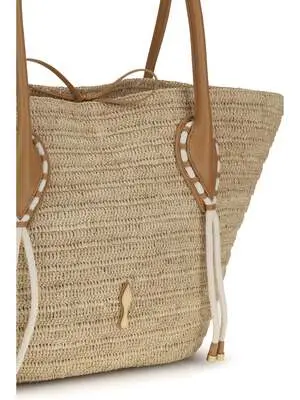 CHRISTIAN LOUBOUTIN Venus Basket Bag - Cream