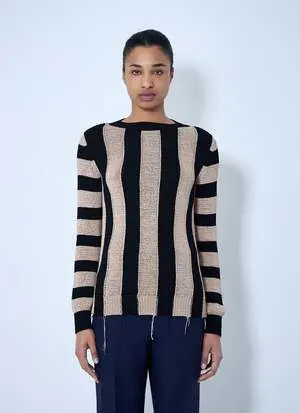 Dries Van Noten Striped Knit Sweater
