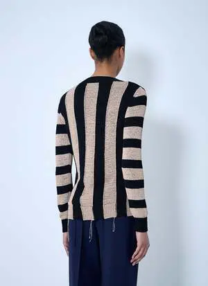 Dries Van Noten Striped Knit Sweater