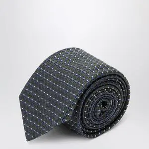 FERRAGAMO Printed Silk Neck Tie - Multicolor