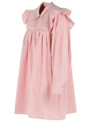 GANNI Cotton Dress - Pink