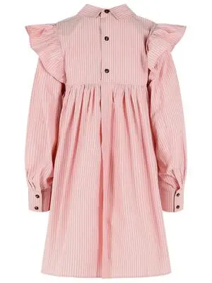 GANNI Cotton Dress - Pink