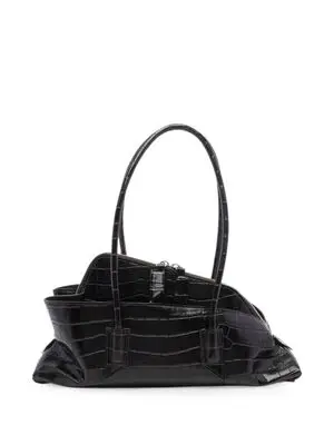Attico La Passeggiata Small Leather Shoulder Bag - Multicolor