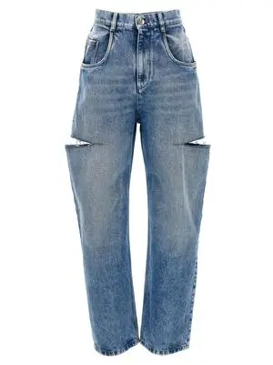 MAISON MARGIELA Cut-out Denim Jeans - Blue