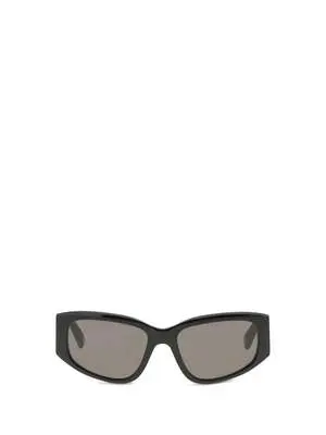 Balenciaga Rectangular Af Sunglasses - Black