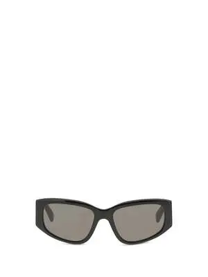 Balenciaga Rectangular Af Sunglasses - Black