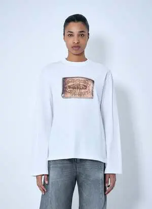 Acne Studios Graphic Print Long Sleeve T-shirt